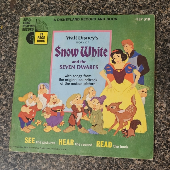 Disney | Other | Collectable Disney Book And Record | Poshmark
